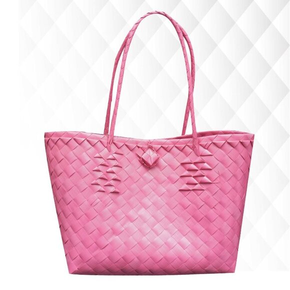 Misenka | Bags | Misenka Handicrafts Philippine Bayong Blush Pink Handy ...